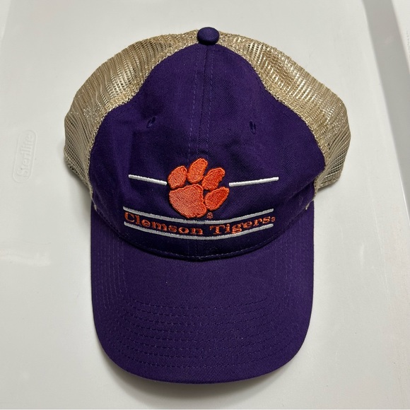 Vintage | Accessories | Vintage Clemson Tigers Truckers Baseball Hat ...